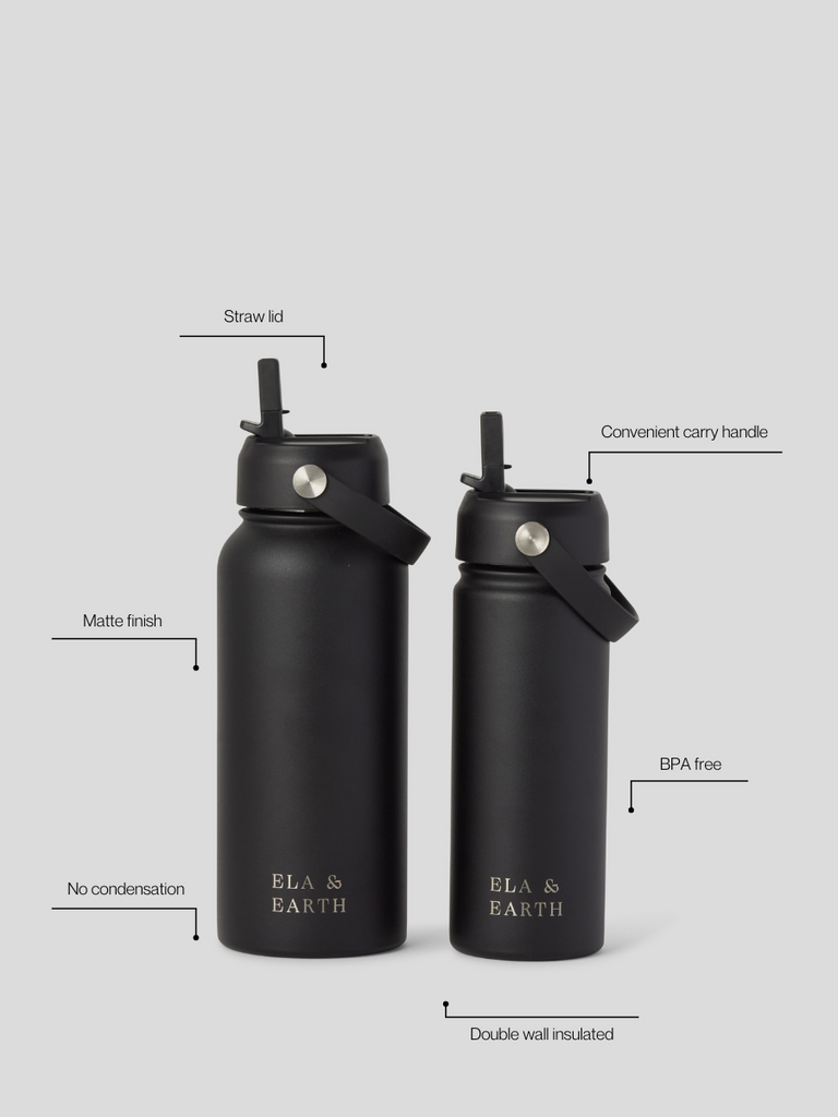 Insulated Water Bottle Set – Ela & Earth